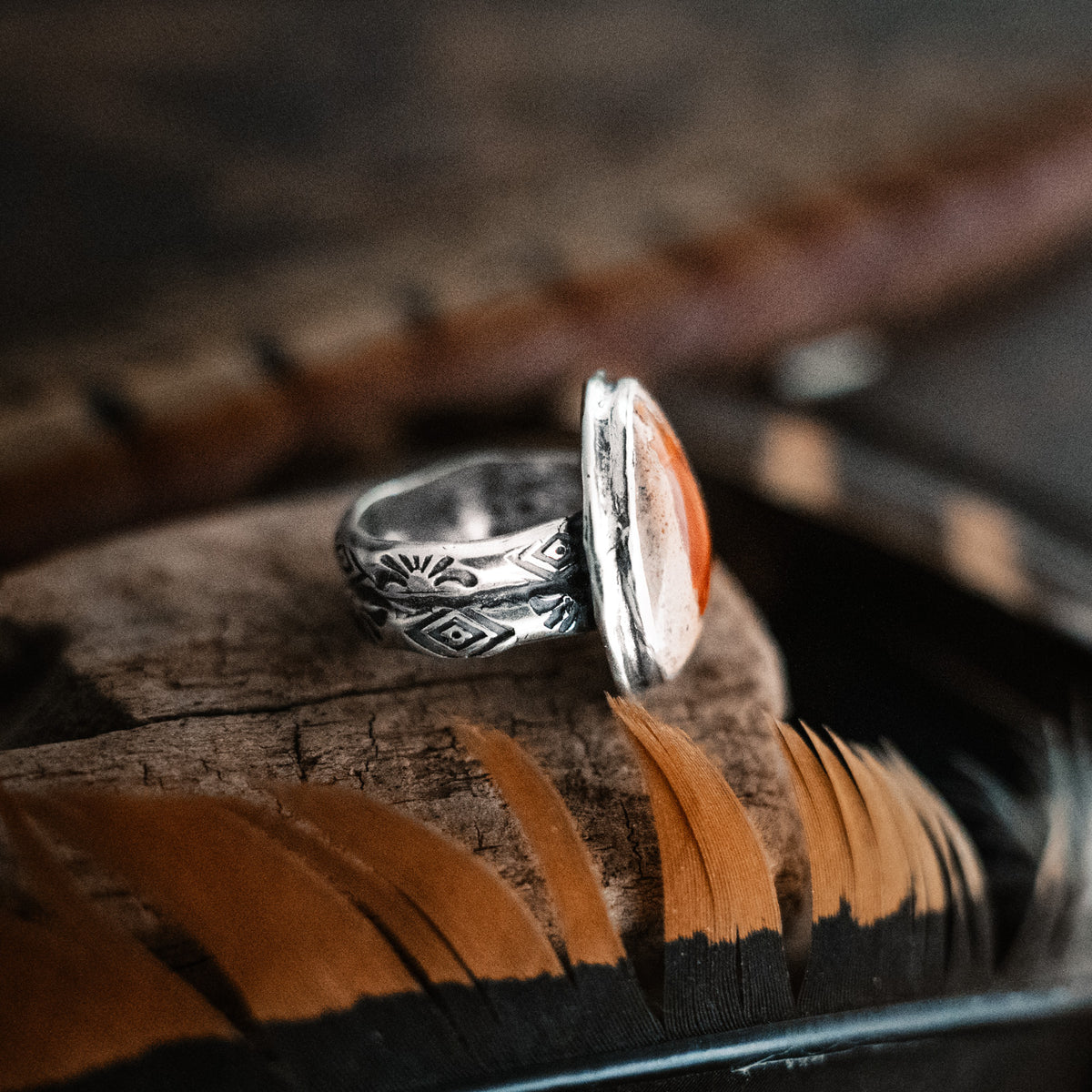 Bold Western Turquoise Rings - Island Cowgirl