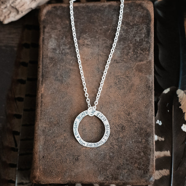 First Glance Necklace | Handmade Inspirational Jewelry - Island Cowgirl