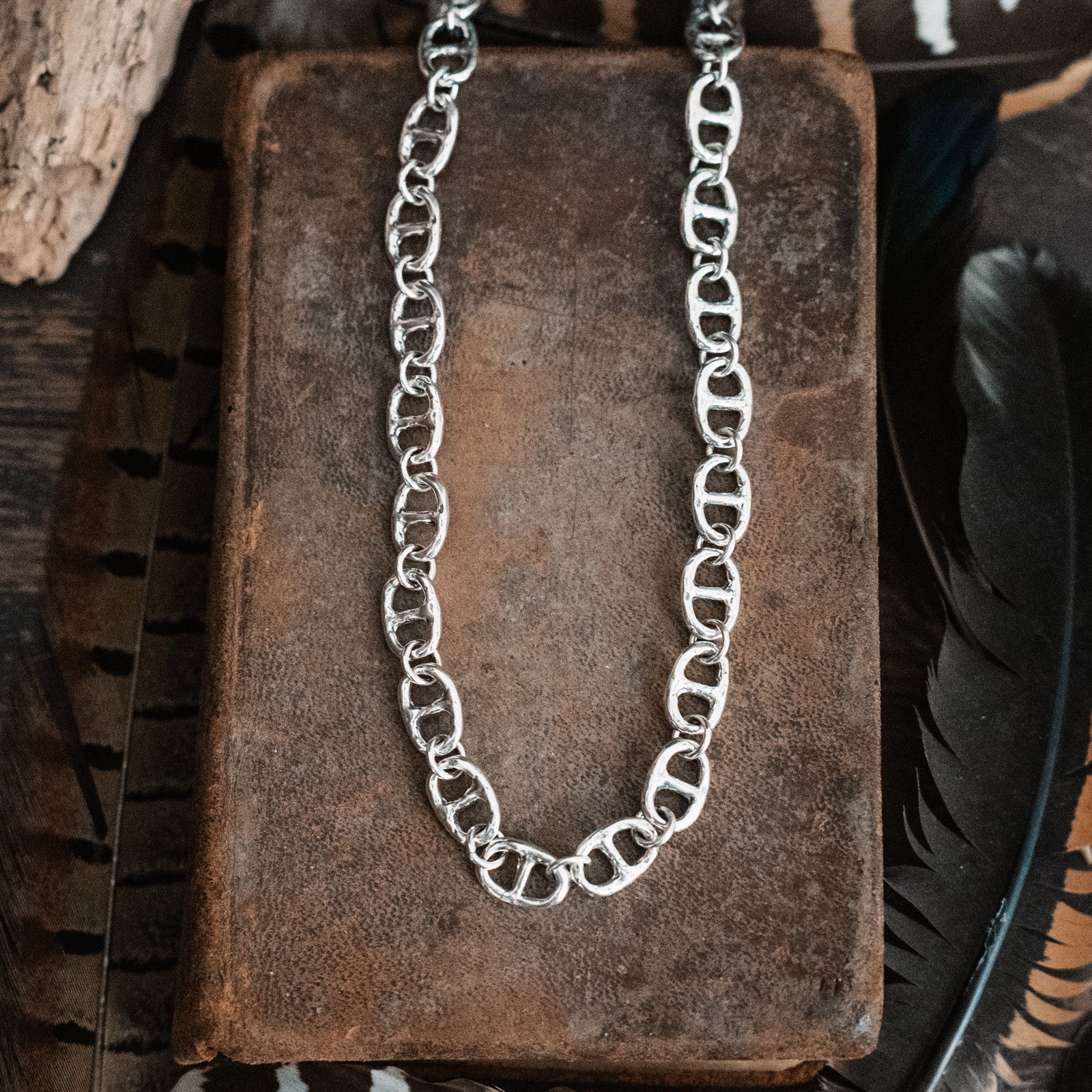 Chunky Silver Chains - Island Cowgirl